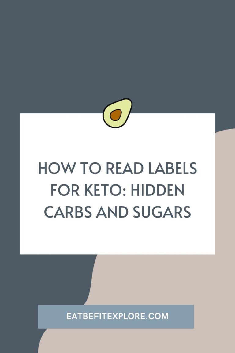 How to Read Labels for Keto: Hidden Carbs and Sugars